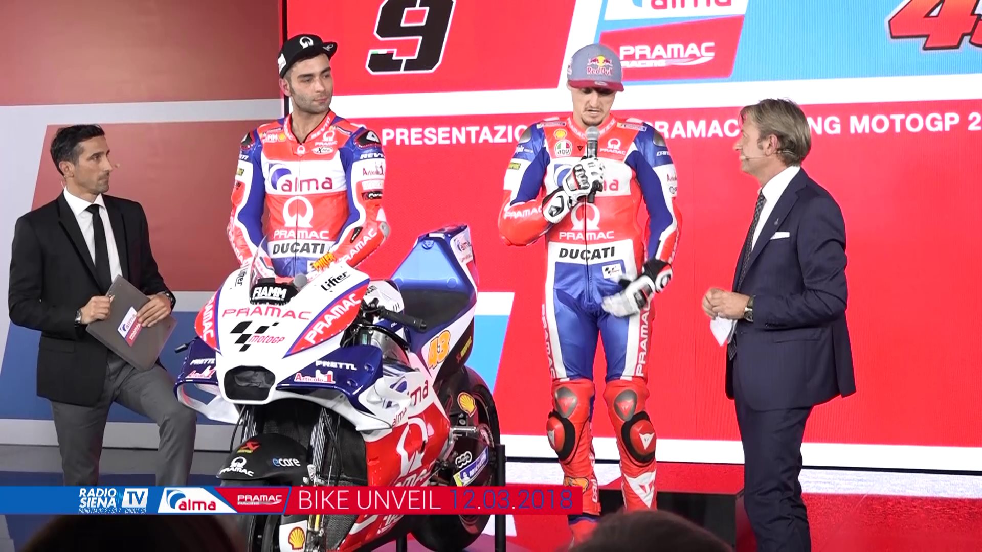 Bike unveil 2018 Alma Pramac Racing by RadioSienaTV | RadioSienaTv