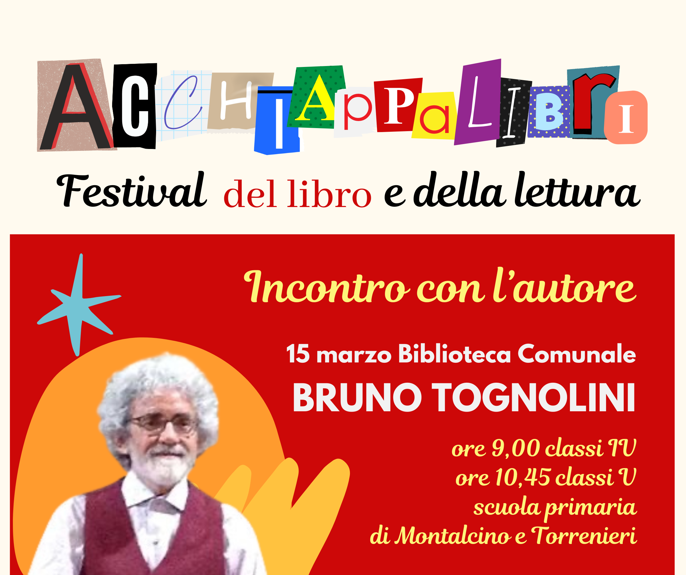 Bruno Tognolini incontra i bambini di Montalcino | Radio Siena Tv