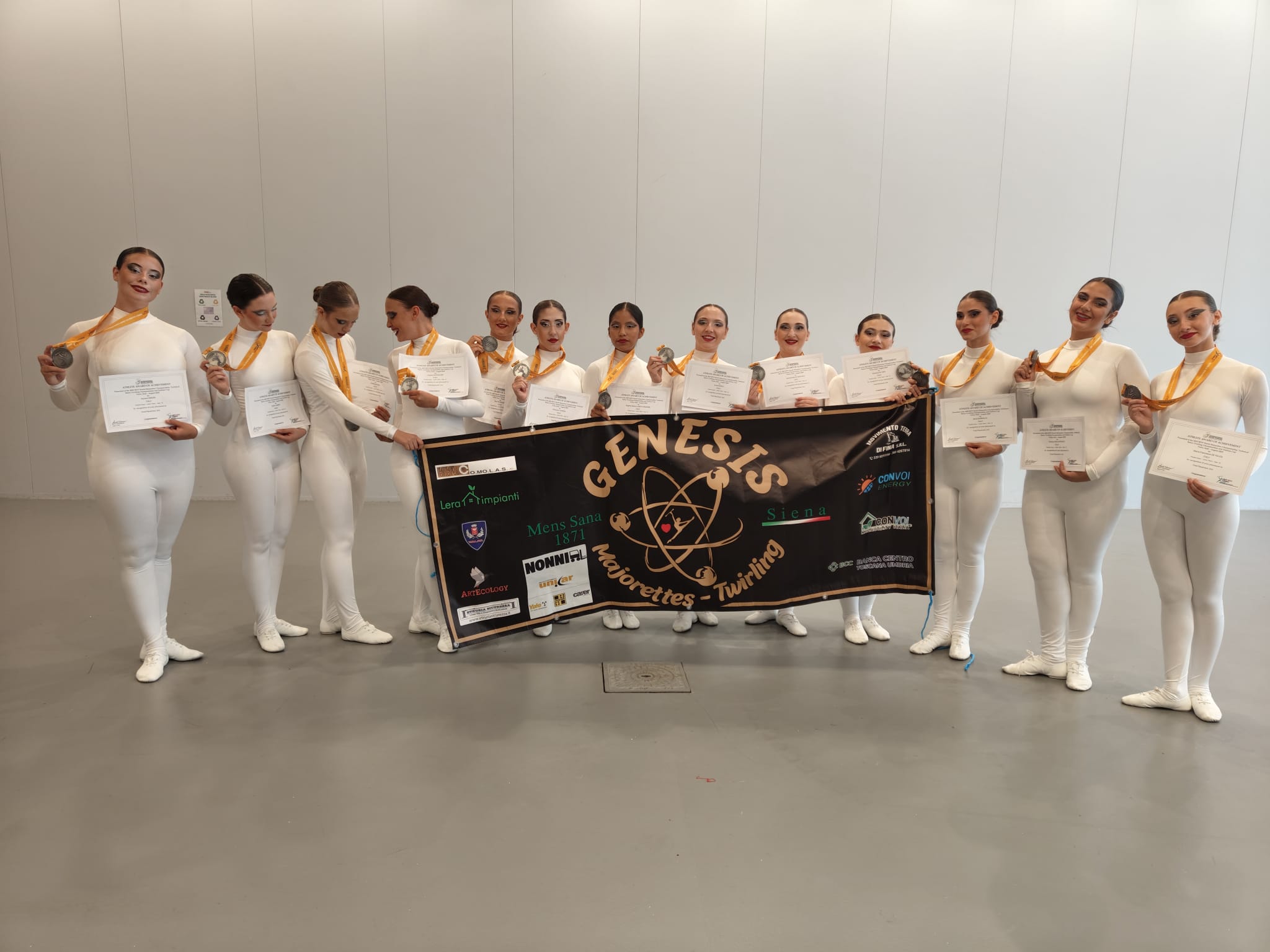 Mens Sana: la Genesis Majorette porta l’Italia sul secondo gradino più alto del mondo | RadioSienaTv